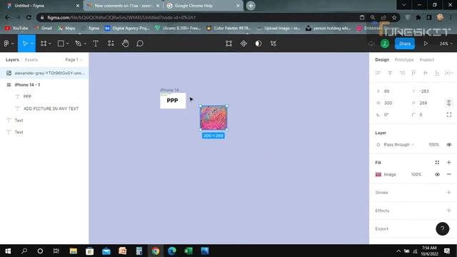 HOW TO ADD PICTURE IN TEXT FIGMA USING USE AS MASK-FIGMA TUTORIAL figma ...
