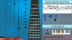 How to play Somewhere over the Rainbow by Israel Kamakawiwo'ole on Viola (Tutorial)