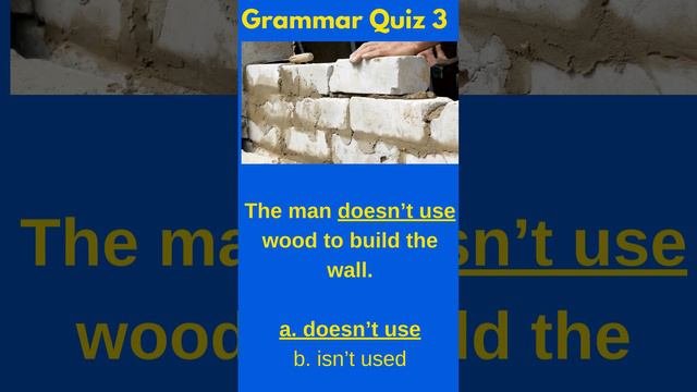 Active or Passive Voice Quiz! (3) #activepassive, #passiveverb tense, #english grammar
