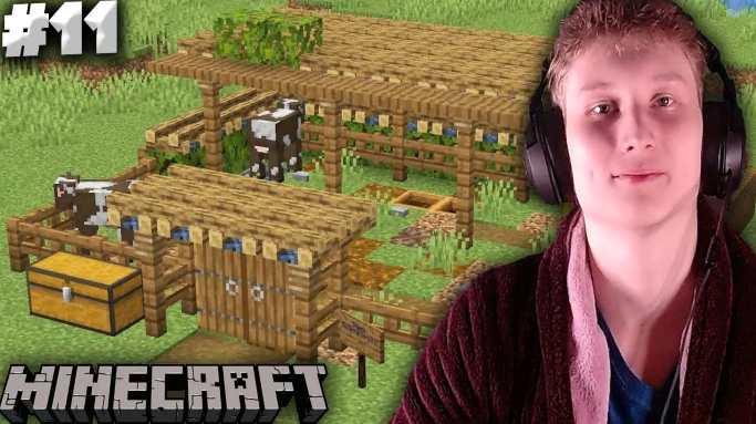 СТРОИМ ФЕРМУ КОРОВ,ПОИСКОВАЯ СЕРИЯ►ПРОХОЖДЕНИЕ MINECRAFT 1.19.1►#11