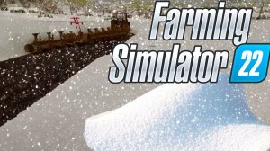 Внезапная зима в Farming simulator 22 #7. КООП.