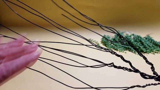 ИВА из бисера МАСТЕР-КЛАСС, 1-я часть. ПЛЕТЕМ ВЕТКИ, СОБИРАЕМ ДЕРЕВО. Beaded willow. 1th part. DIY