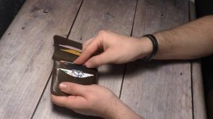 Изделия из кожи ручной работы. Кошелек
