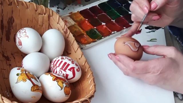 Расписываем яйца
