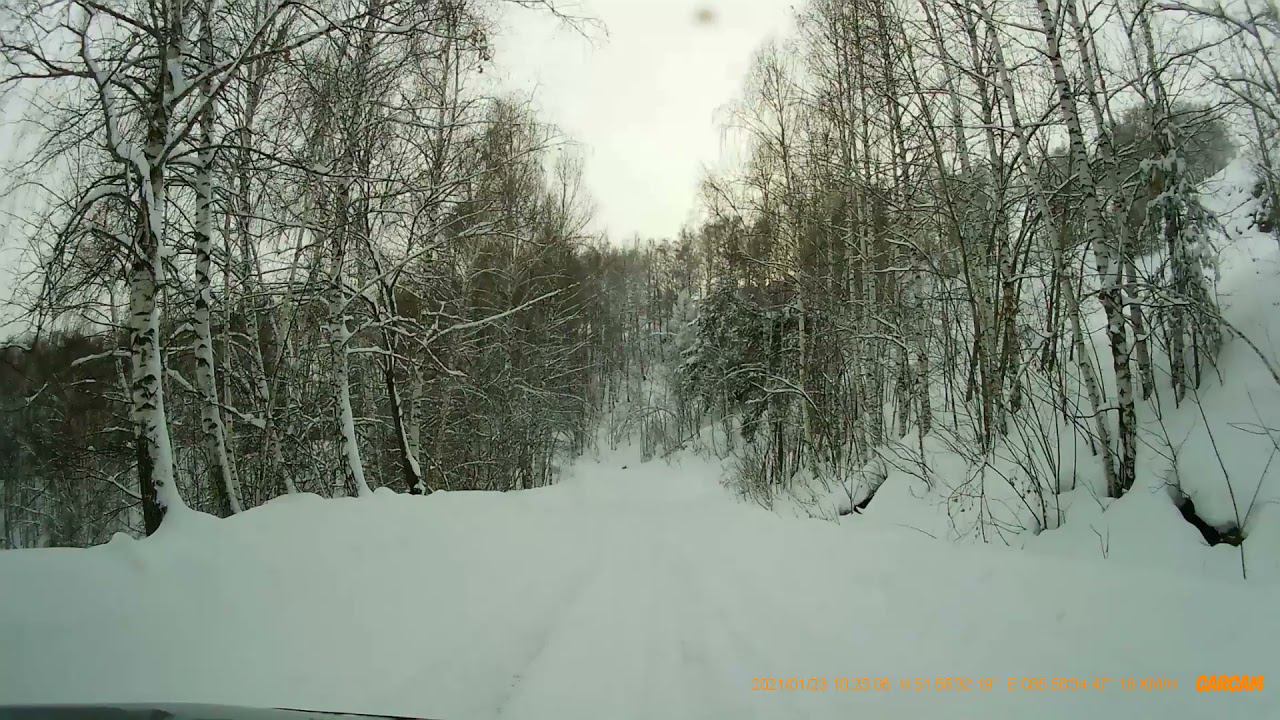 Дорога на смотровую площадку в Горно-Алтайске