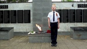 Участник акции "Наследники Победы!" - Максим Кащаев со стихотворением "Салют".