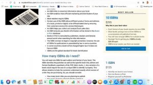 Do I Need ISBN number for Amazon?