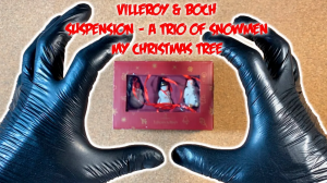 🎄 Villeroy & Boch Suspension - a trio of Snowmen My Christmas Tree [No comment]