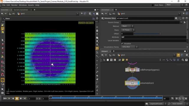 12 - Vectors - Procedural Foot Print