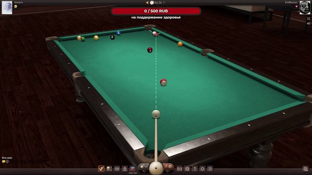 Billiards3D│ПУЛ 8│Играю с другом #3