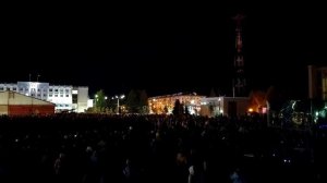 ИЖЕВСК НОЧЬ ОРУЖЕЙНИКА ФОНТАН ПЛОЩАДЬ ЦЕНТРАЛЬНАЯ