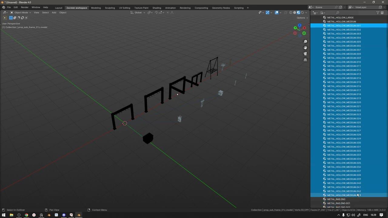 Как почистить материалы в Blender