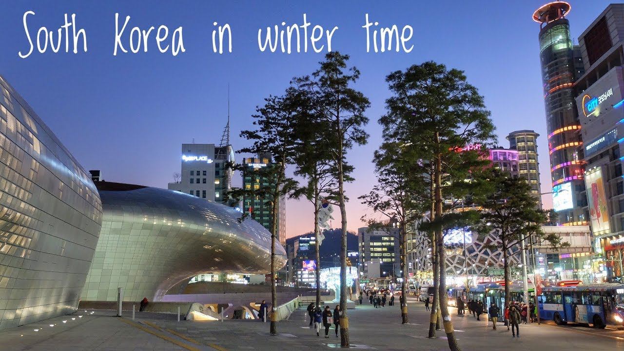 Зима в Южной Кореи (South Korea in winter time)