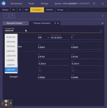 FxSwap Calculator
