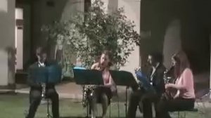 The Saxers Playing Aria Sulla Quarta Corda
