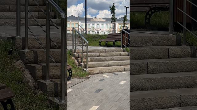 Тротуарная плитка от завода АрБет в форме  "Ригель" в реализации нового проекта в г. Новый Оскол