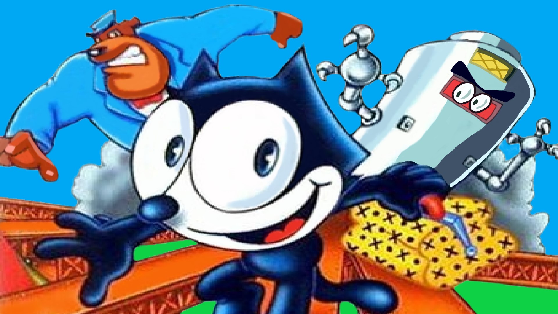 [NES] Felix the Cat [Спасение кошки / Все Боссы]