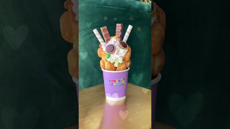 BUBBLE ВАФЛЯ - Новинка в ресторане Mr.Grek! Пробовали? Как вам? Делитесь в комментариях! #short
