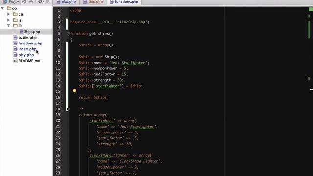 Curse 1 - 8 Using Objects