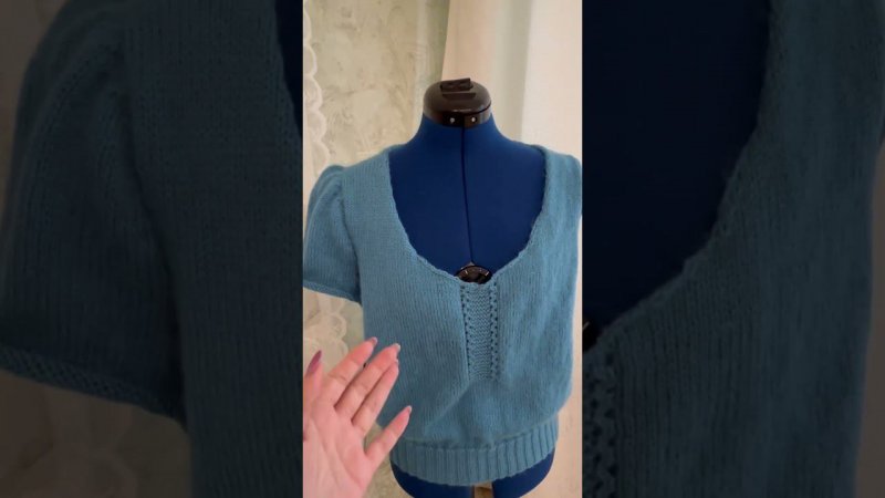 Новый процесс на спицах. Замечательная пряжа. #вязание #knitting #design #вязаниеспицами