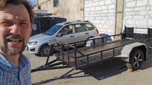 Прицеп Хищник для перевозки снегохода или двух квадроциклов