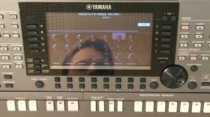 Yamaha PSR-S — Добавление эффектов в аранжировку