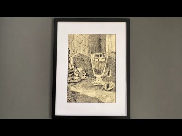 Графика оригинал «Натюрморт», А4, диатипия