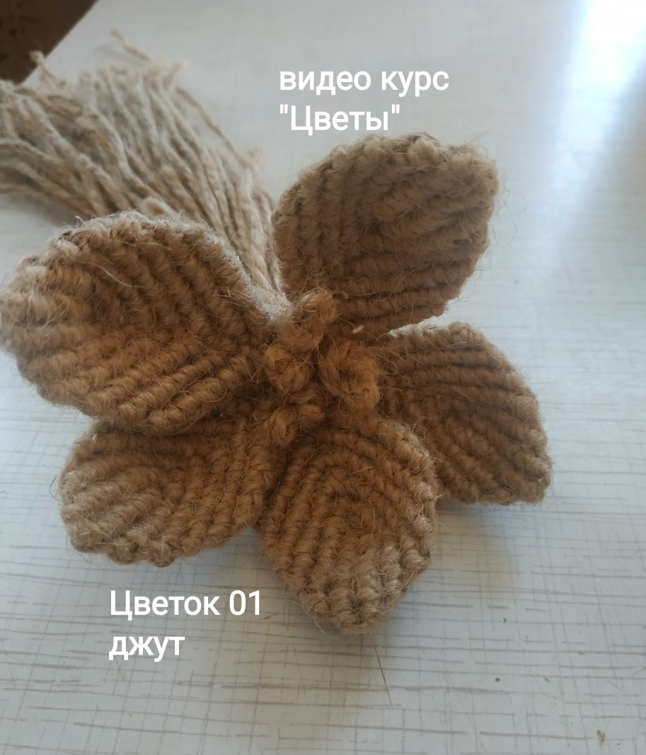 МК. Ловец снов с цветами_ Цветок 01. ЧАСТЬ 1 #ПлетениеЦветов    #макраме