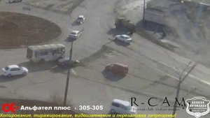 ДТП. Абакан. Кольцо на Трудовой. 23.02.2019