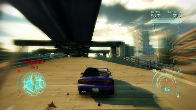 NFS Undercover - Гонка 4 - Спринт - Кросс Слоуп и Оушен