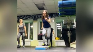 Идея для тренировки, связка #степаэробика