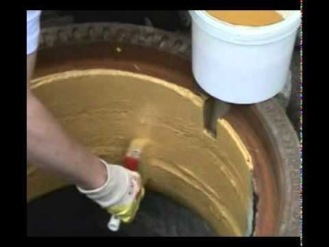 Восстановление колодца посредством полимерного рукава