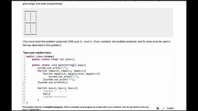 Java Practice It | 2 | 19 Window | nested for loops – смотреть онлайн видео от Python научный ...