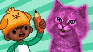 ВЕСЕЛИМСЯ ДОМА с ДРУЗЬЯМИ ИГРА для ДЕТЕЙ говорящий КОТЕНОК АБИ играет ДЕТСКИЙ ЛЕТСПЛЕЙ #55