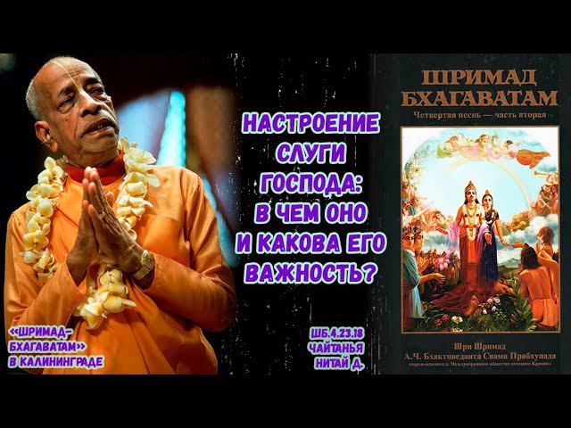 Настроение слуги Господа: в чем оно и какова его важность? Чайтанья Нитай д. ШБ.4.23.18