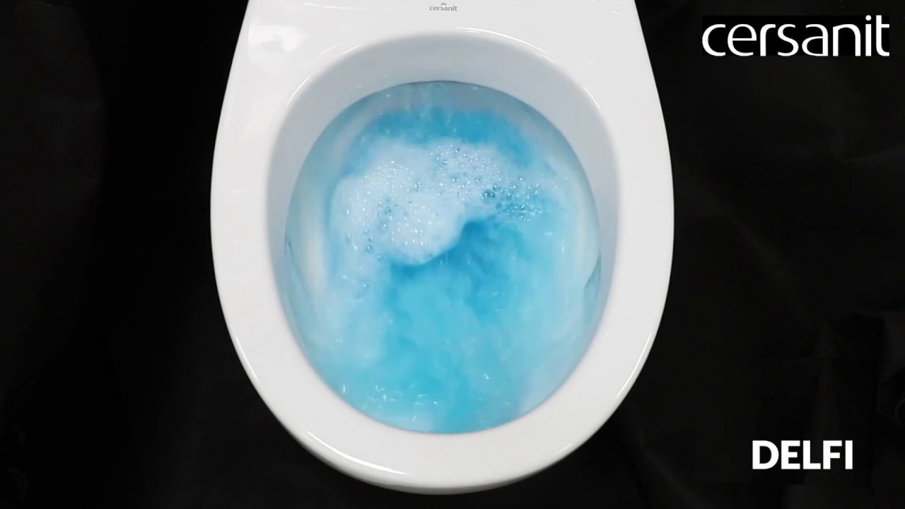 Унитаз подвесной DELFI - 100% смыв и омывание