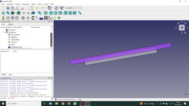 Freecad CfdOf Tutorial 13  KelvinHelmholtz instability