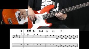 Slade - Far Far Away (Bass Cover with Tabs in Video)