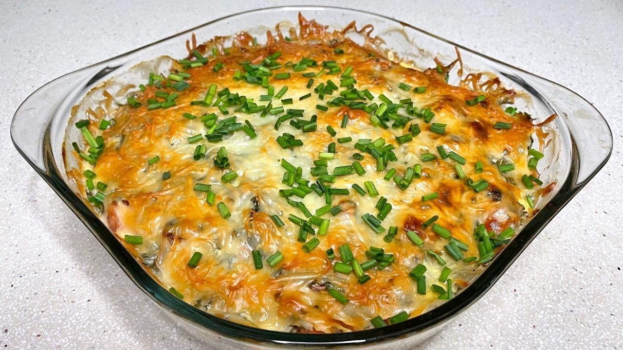 Макароны с курицей и помидорами. Без глютена