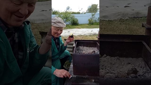 Эх картошечка, да из костра