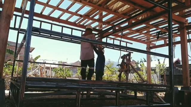 DIY GAZEBO MINIMALIS DARI BESI HOLLOW - смотреть видео онлайн от «Nasi ...