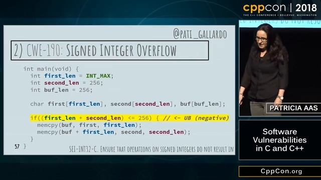 CppCon 2018_ Patricia Aas “Software Vulnerabilities in C and C++”