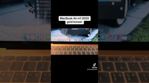 My MacBook Air m1 gold korean 2020