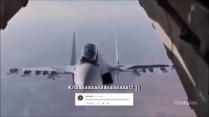 СУ-30СМ ЗАГЛЯНУЛ ВНУТРЬ ТРАНСПОРТНИКА! КОМЕНТЫ ИНОСТРАНЦЕВ!