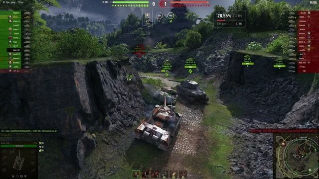 Бой в World of tanks