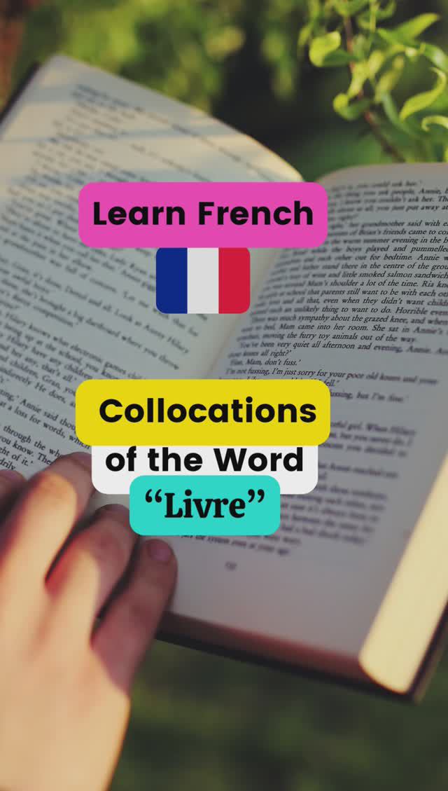 Learn French Vocabulary