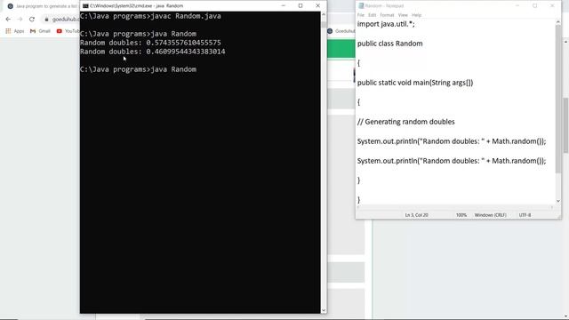 Java program to generate a list of N random double values – смотреть онлайн видео от Боты ...