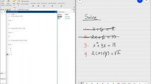How to Solve Algebraic "Everyday" Equations in MATLAB 2020