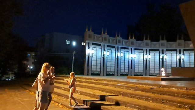 г. Зеленодольск. Татарстан. 2023 г. Ночной Парк Победы