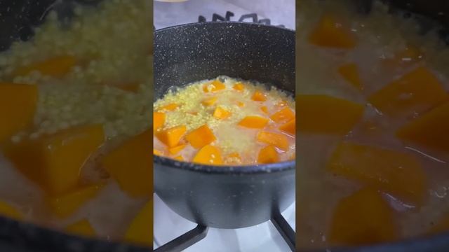 Пшенная каша с тыквой  #завтрак#каша#пшено#пшеннаякаша#тыква#кашастыквой#каши#завтраки